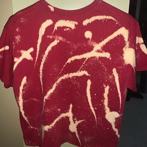 Tops | Distressed Tee Made By Me Junkgypsy On Insta | Poshmark